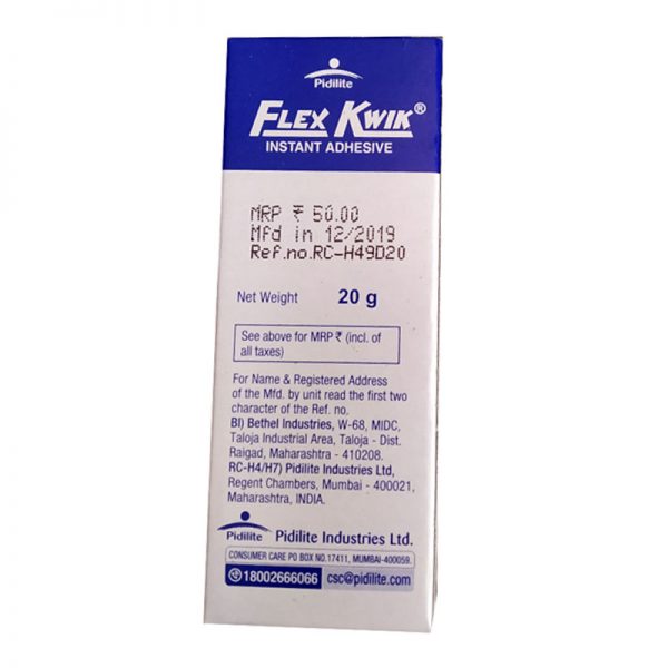 Buy Flex Kwik Instant Adhesive online in India | Hello August