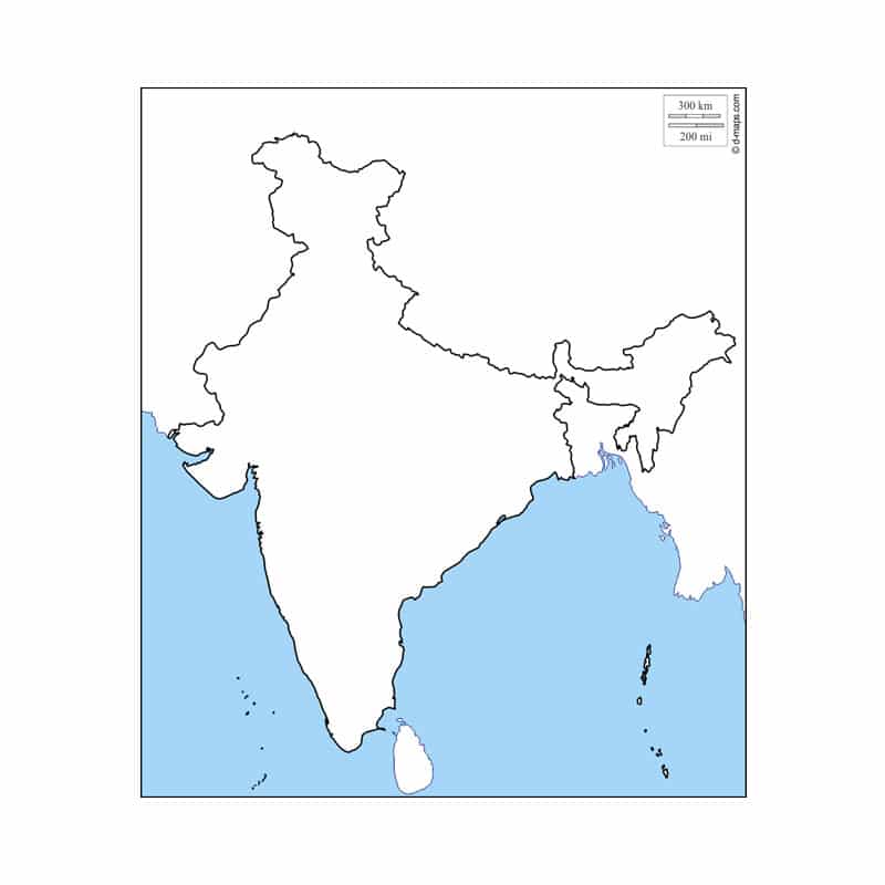 Images Of India Physical Map