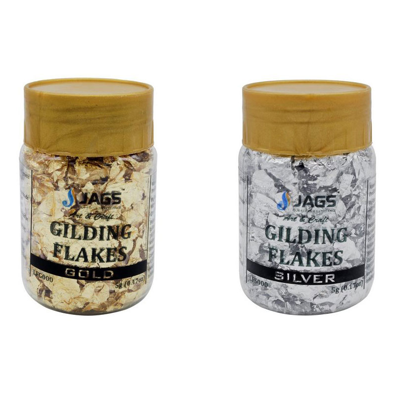 Buy Gilding Flakes (Gold/Silver) online in India | Hello August